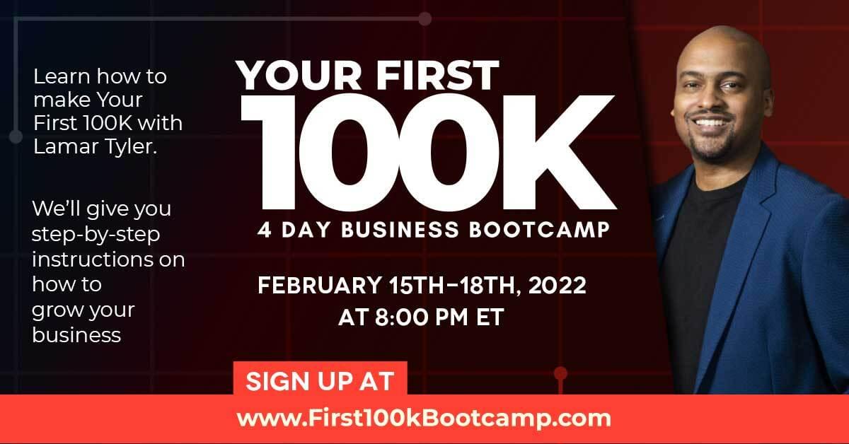 LEARN HOW TO MAKE YOUR FIRST 100K IN BUSINESS!